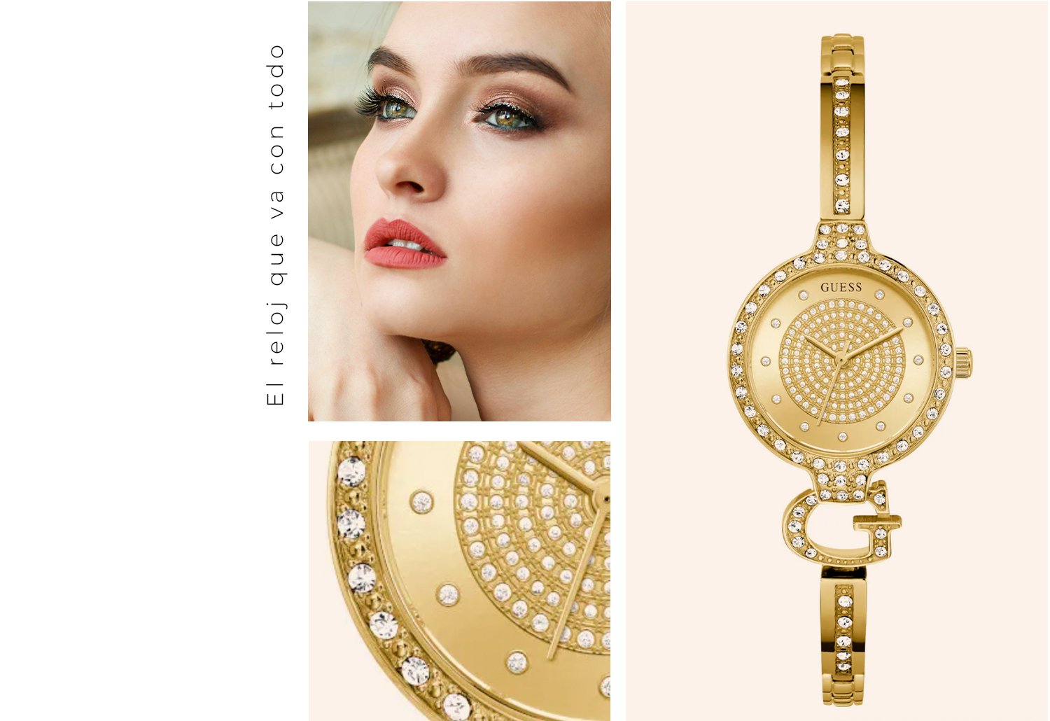 El reloj que va con todo: Giselle de GUESS